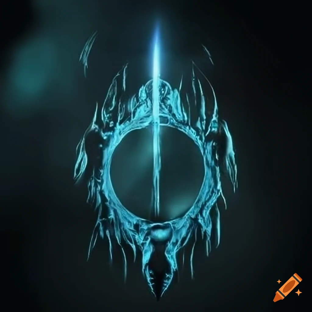 Symbol representing darkness on Craiyon