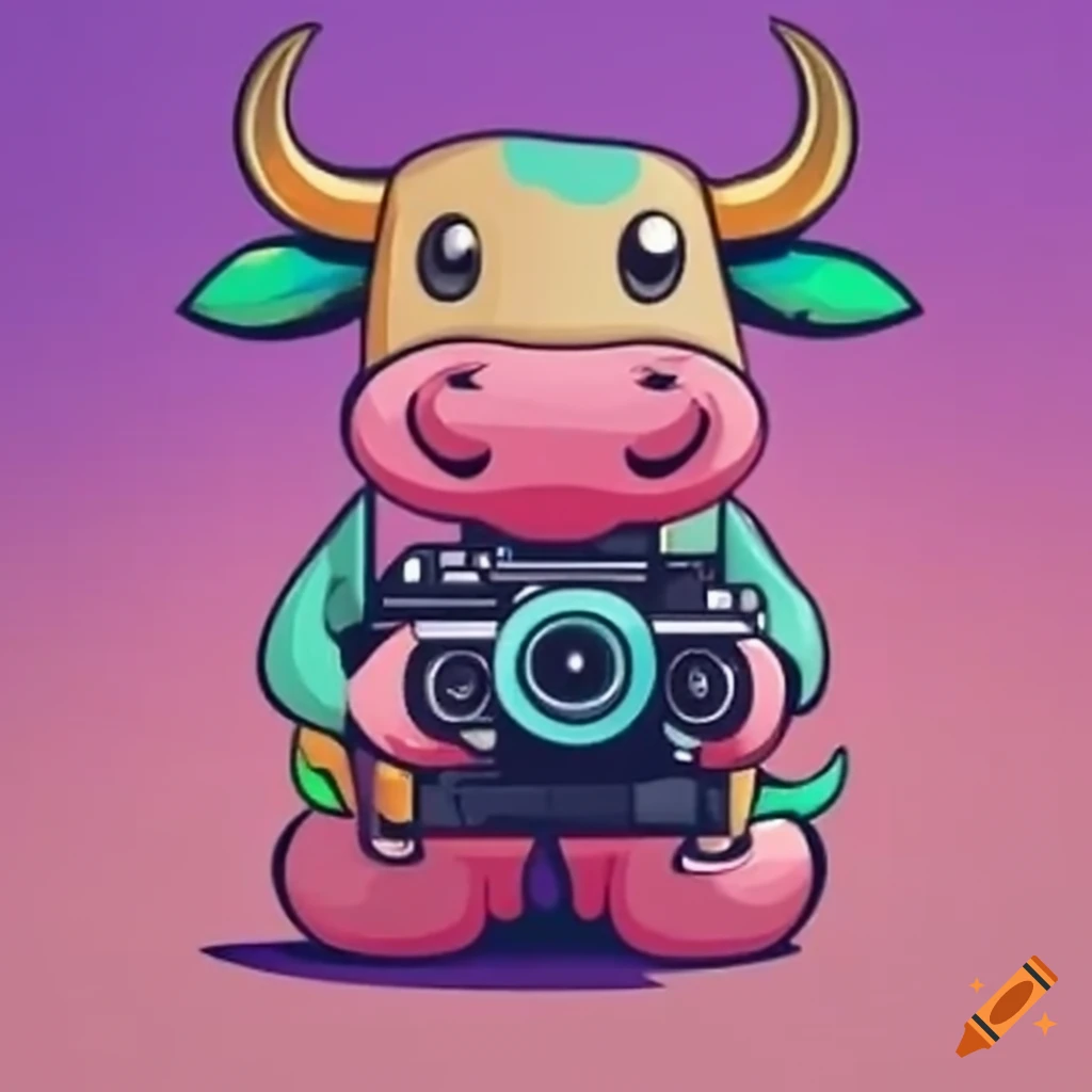 Glowing green oxen space insignia on Craiyon