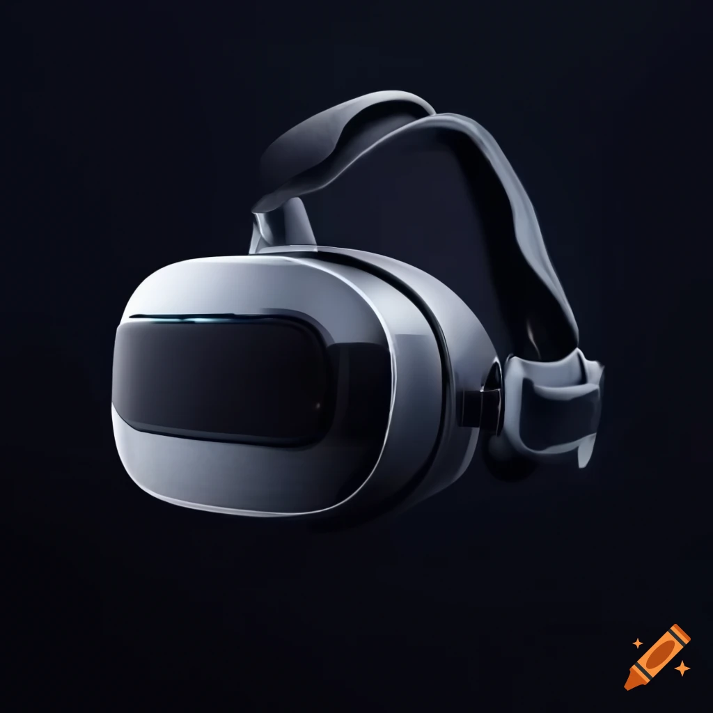 Transparent vr goggles on Craiyon