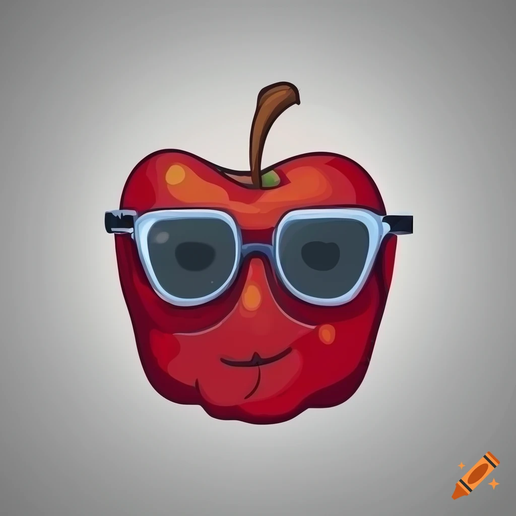 Apple face on Craiyon