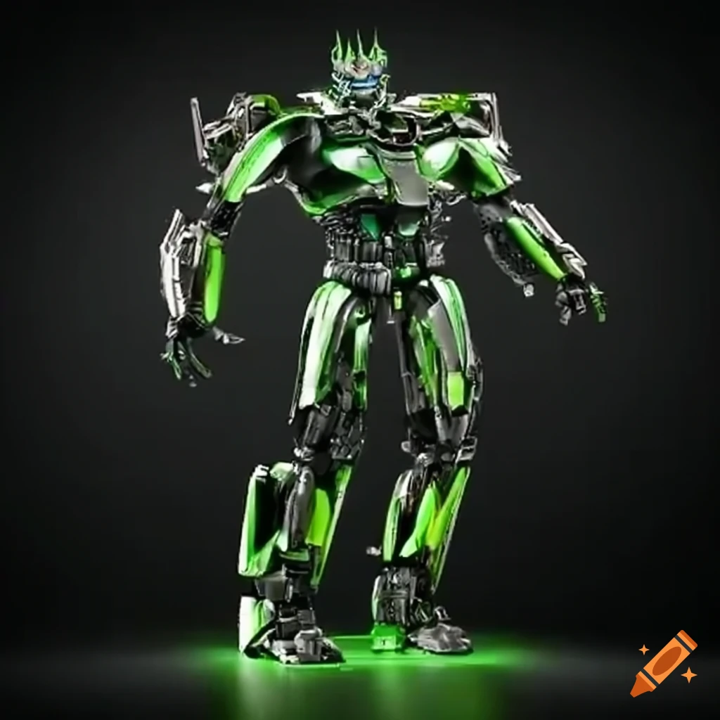 Artistic depiction of a nvidia transformer robot on Craiyon