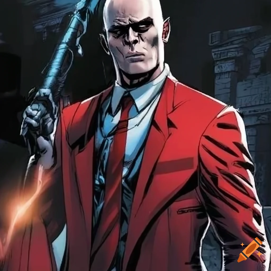 Dc comics hitman character on Craiyon