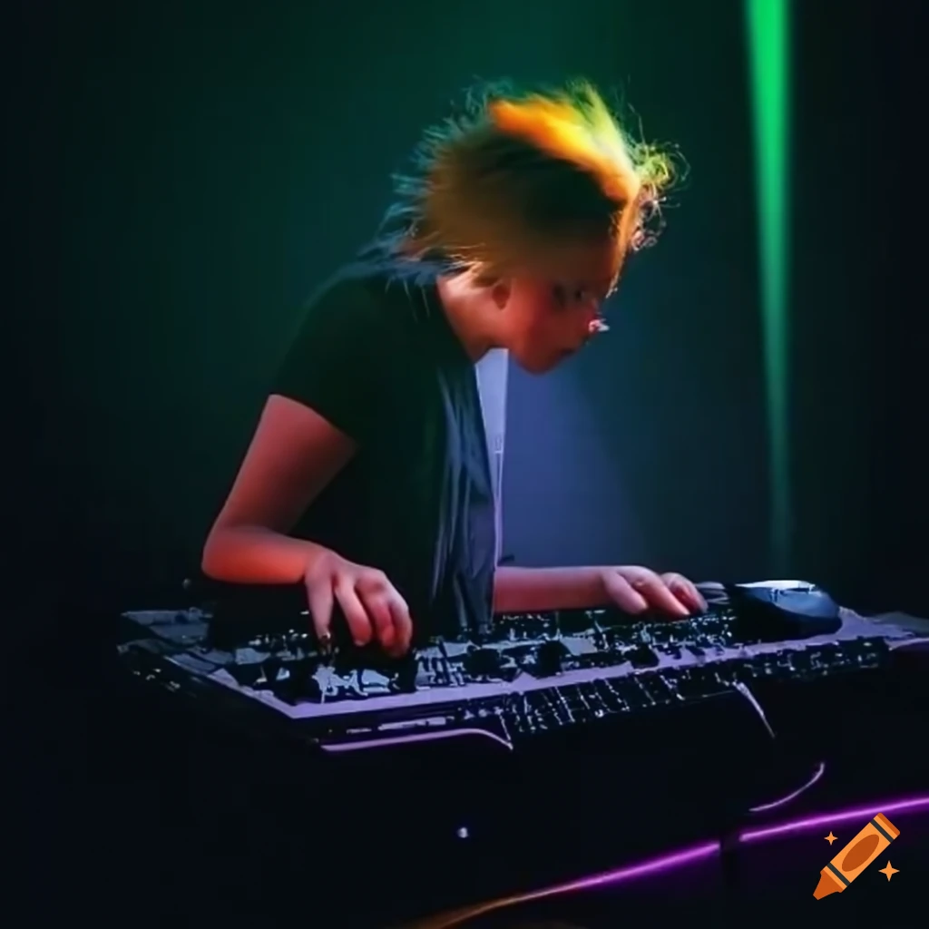 Summer electronic music concept on Craiyon