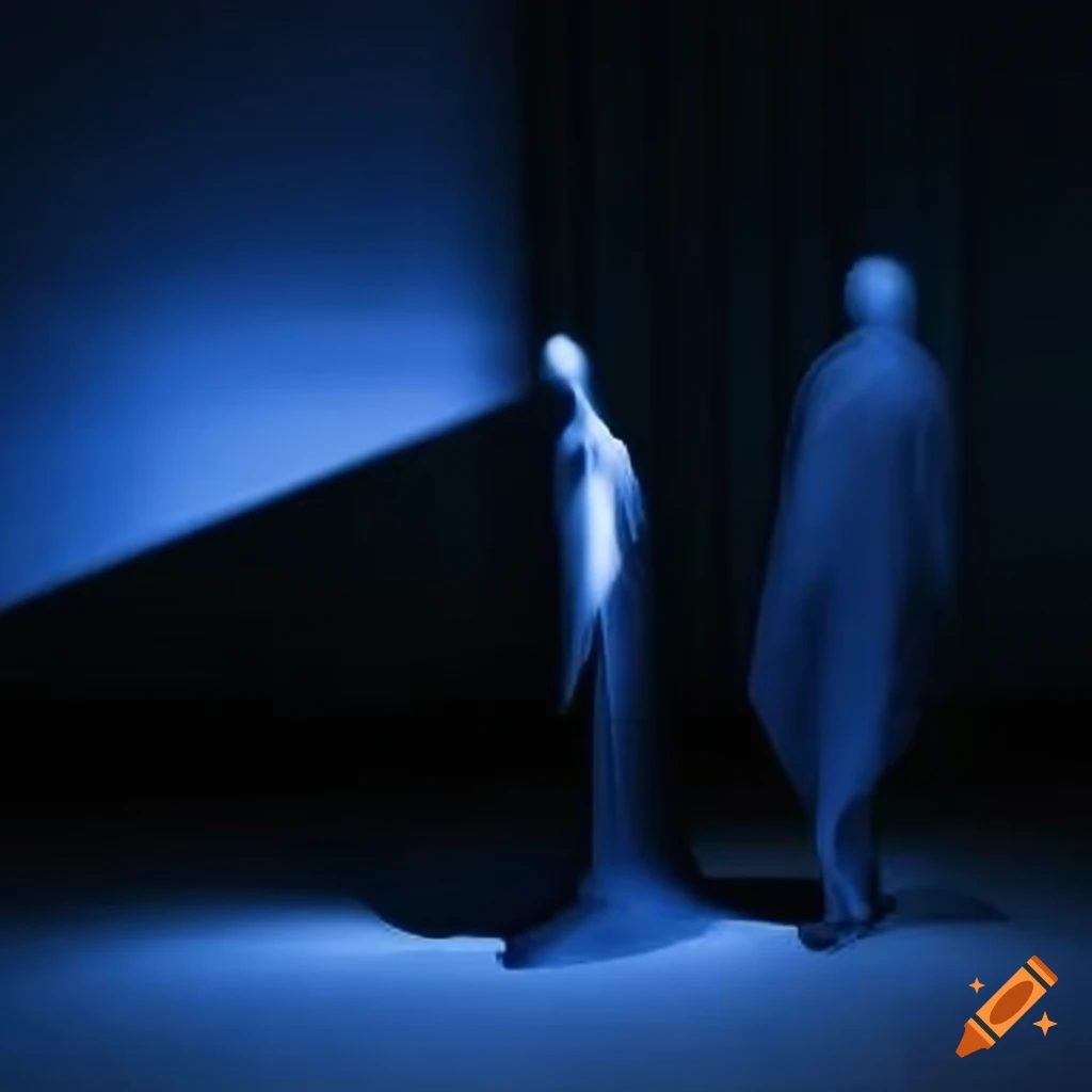 Portrait of an elegant male ghost on Craiyon