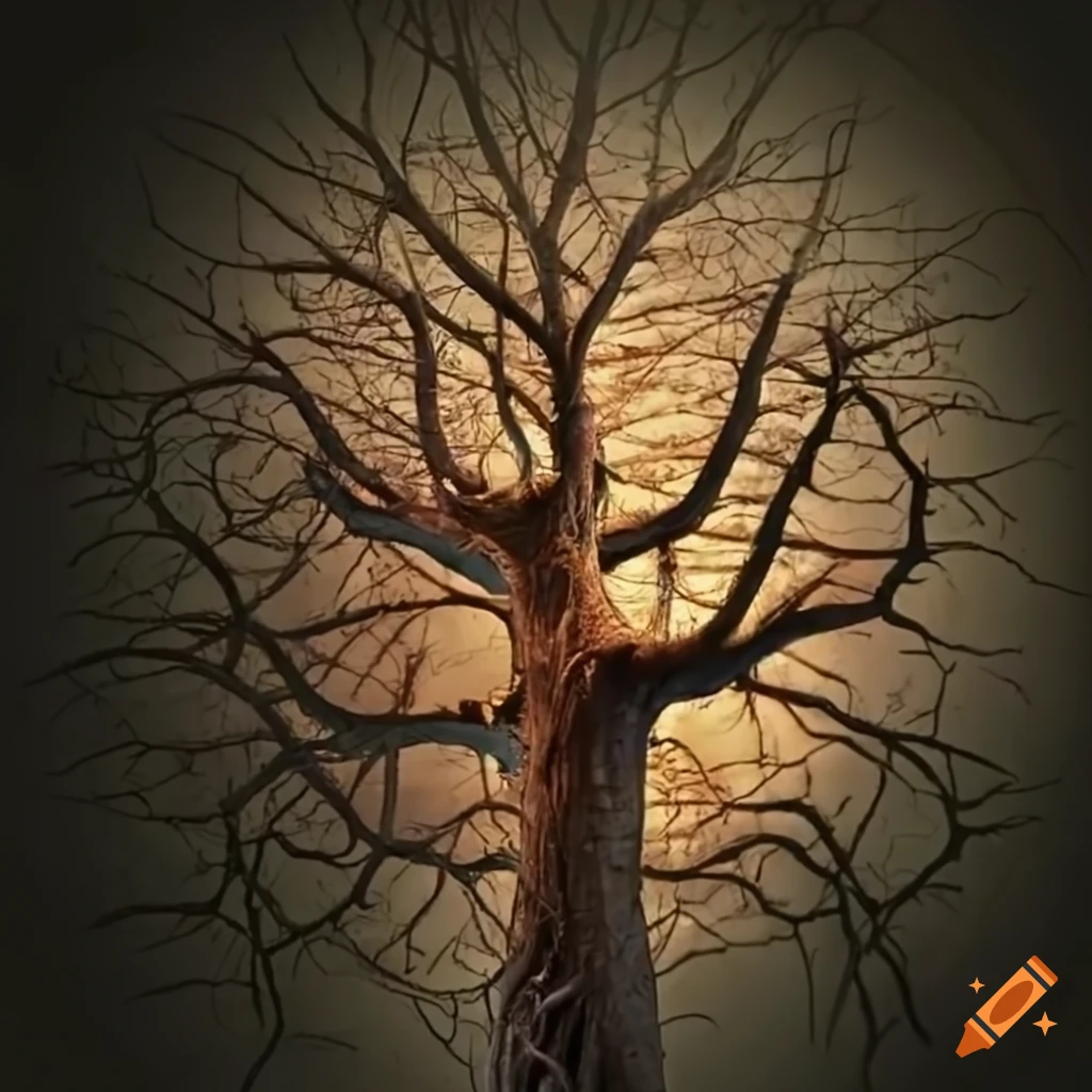 Hand-shaped roots of an umbrella thorn tree