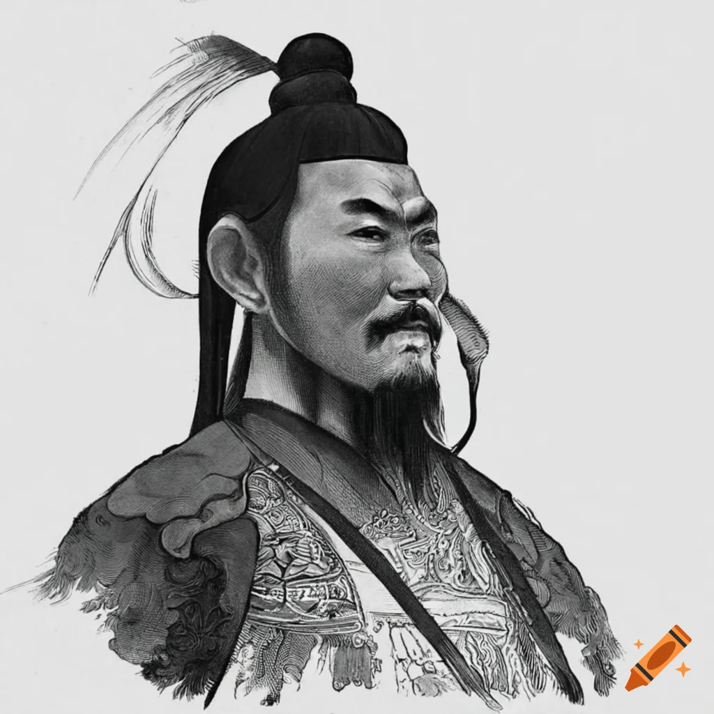 Portrait of Hong Xiuquan, leader of the Taiping Heavenly Kingdom on Craiyon