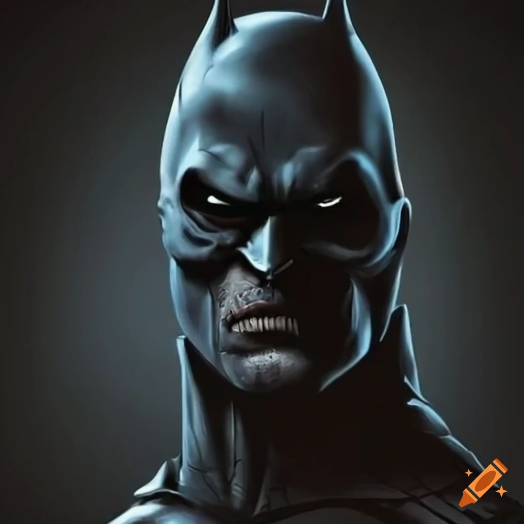 Boris palmer portraying a dark knight character on Craiyon
