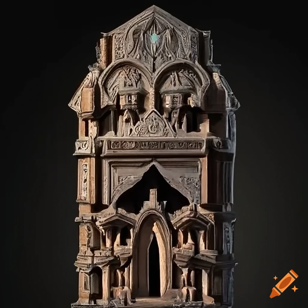 Detailed carving inspired by the zelda game on Craiyon