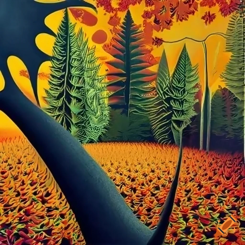 Autumn Forest Painting Inspired By Rousseau And Calder autumn-forest-painting-inspired-by-rousseau-and-calder