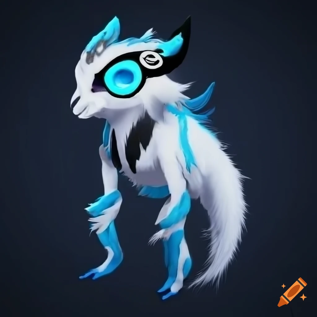 White fur protogen