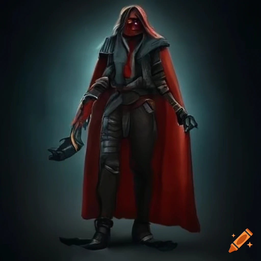 Image of a futuristic warrior priest on Craiyon