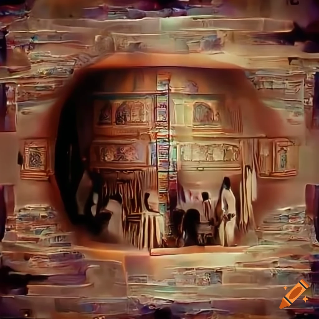 Historic photo of people using ancient computers