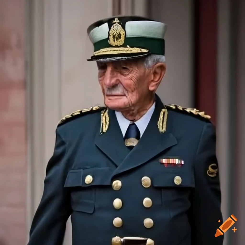 Image of an argentine army teniente general uniform