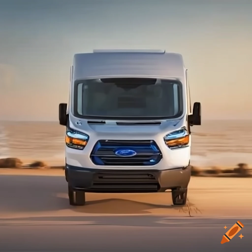 Full-size commercial ev passenger van