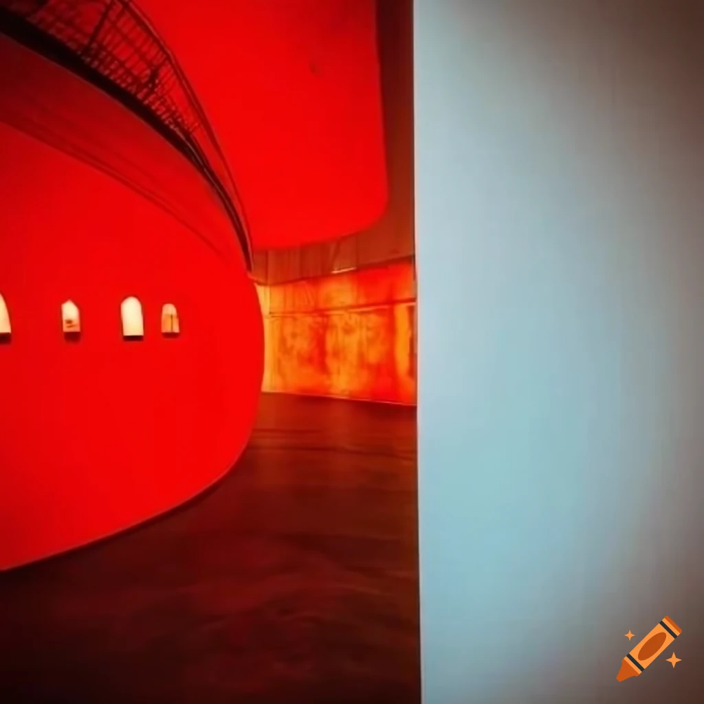 Contemporary art museum interior on Craiyon