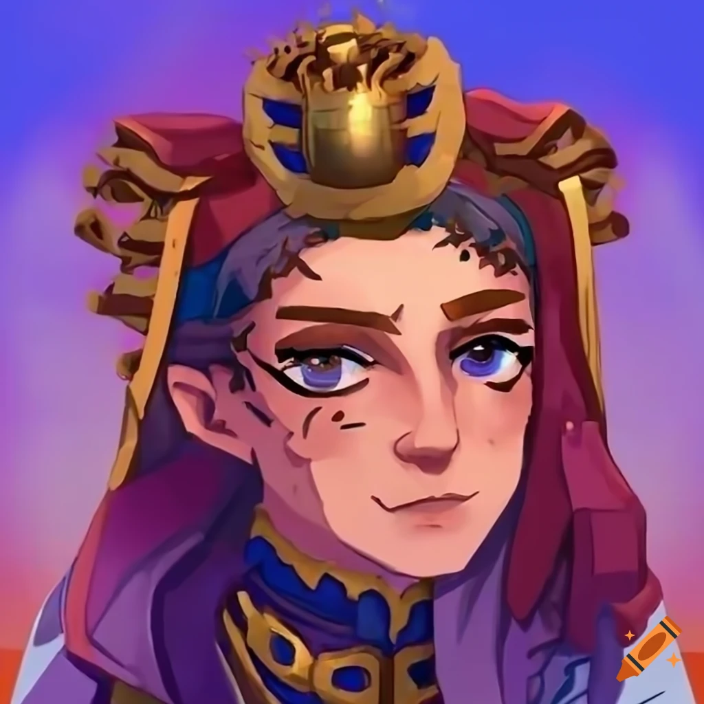 Anthropomorphic psychedelic rat king character art for rpg on Craiyon