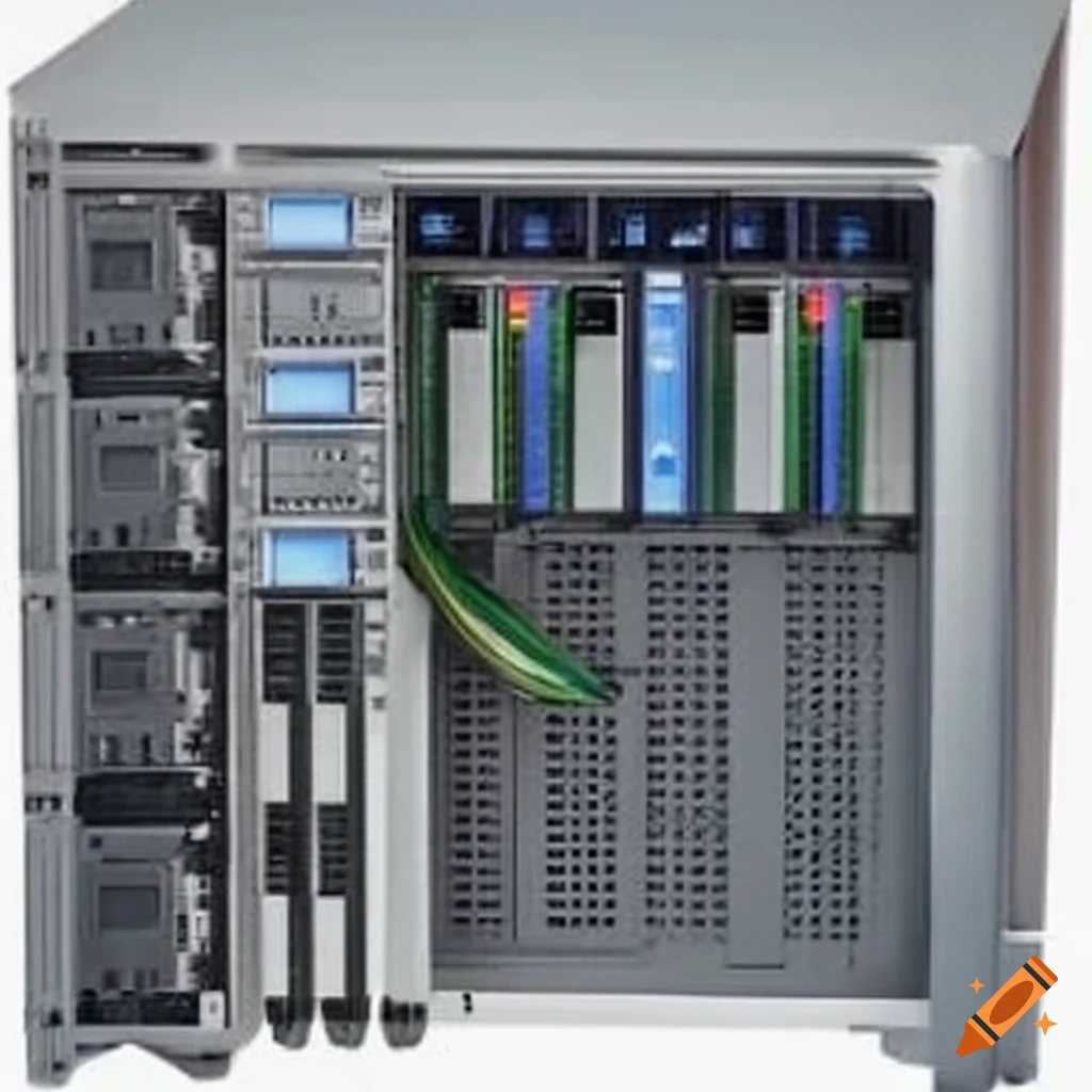 Servers holding data