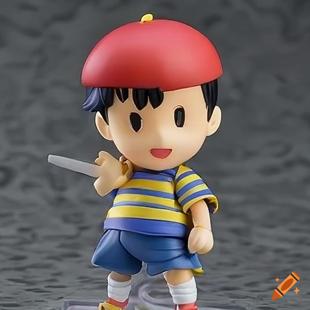 Ness nendoroid figure on Craiyon
