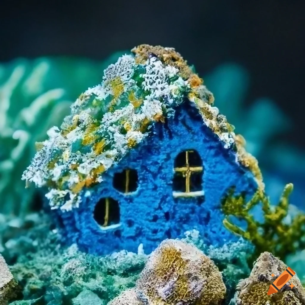 Miniature diorama set of a beach, product photo, diorama on Craiyon