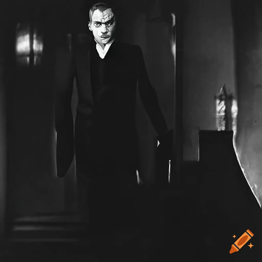 The golden age joker from a gothic noir batman film on Craiyon