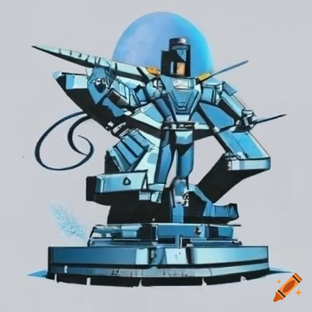 Animated 80s style space action hero artwork