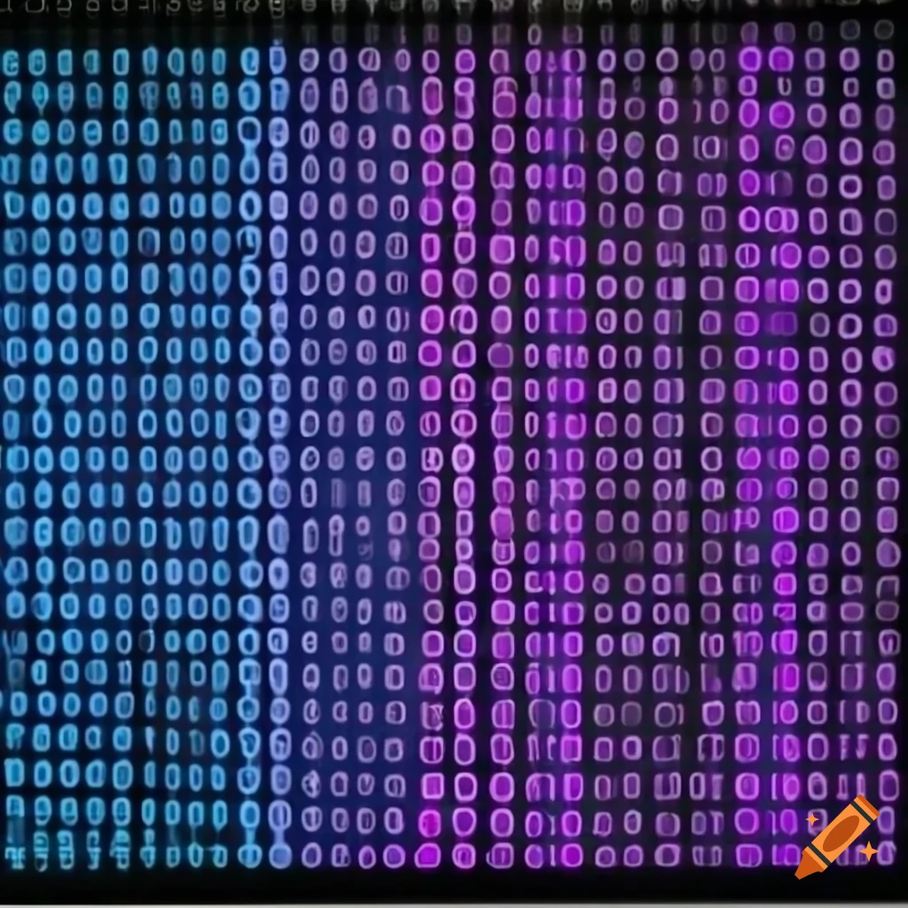 Binary Code And Statistical Graphs On Craiyon