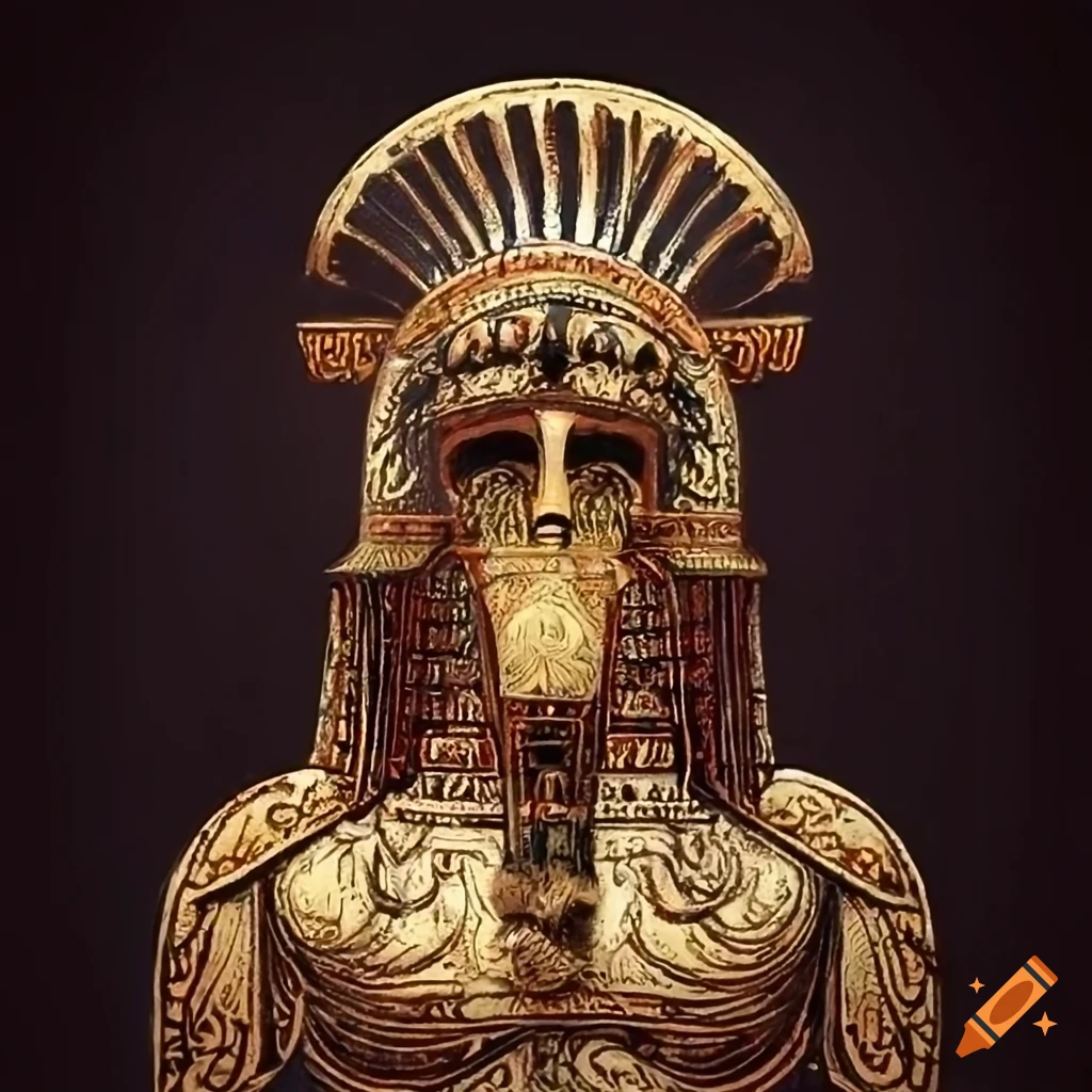 Ancient greek automaton on Craiyon