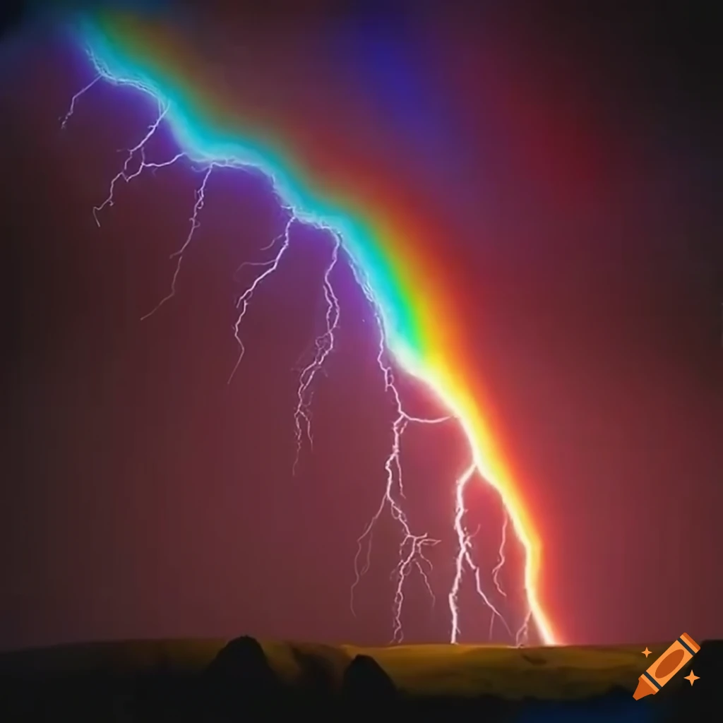 Mega portal made of crossfire ball lightning with sharp focus and ...