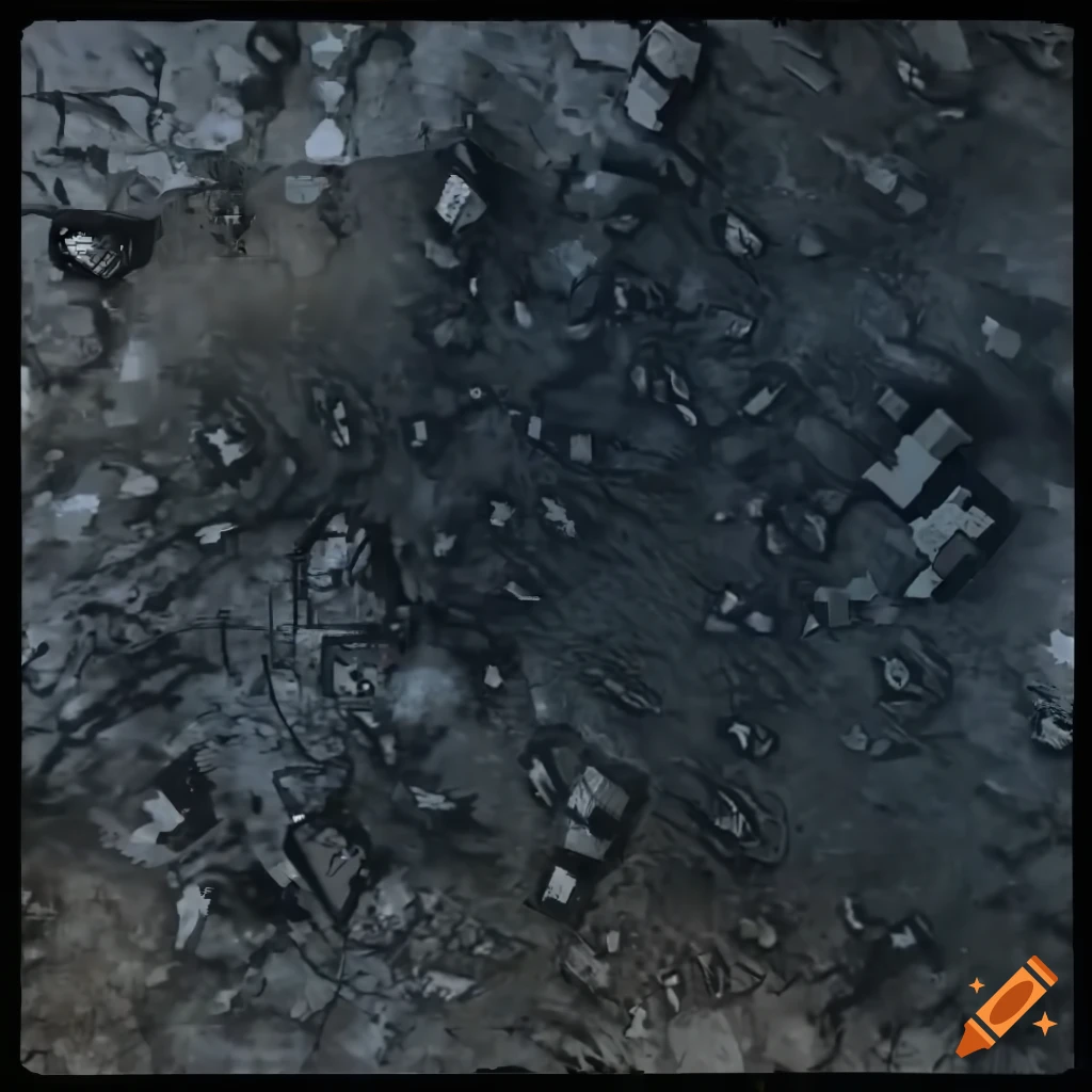 Texture of snow in a video game