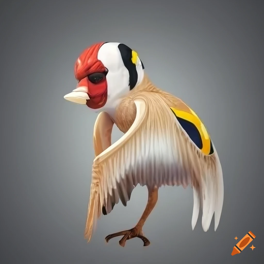 Giraffe pigeon on Craiyon