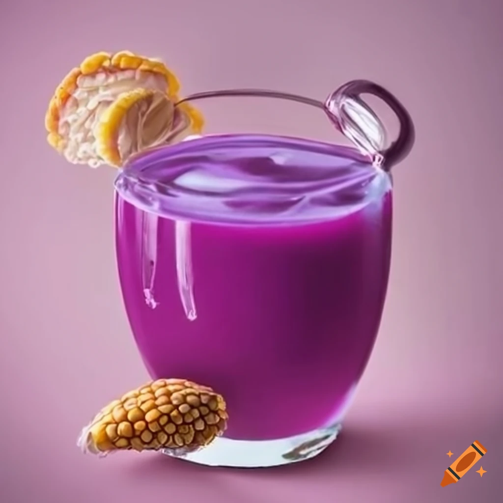 Champus de maiz morado - traditional ecuadorian drink on Craiyon