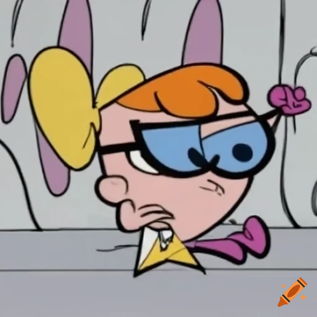 Dexter's laboratory cartoon image on Craiyon