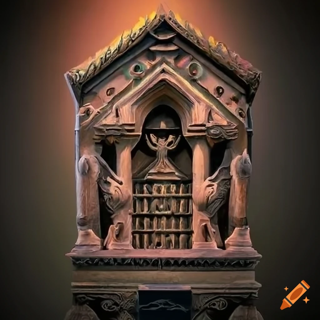 Detailed carving style artwork inspired by zelda game on Craiyon