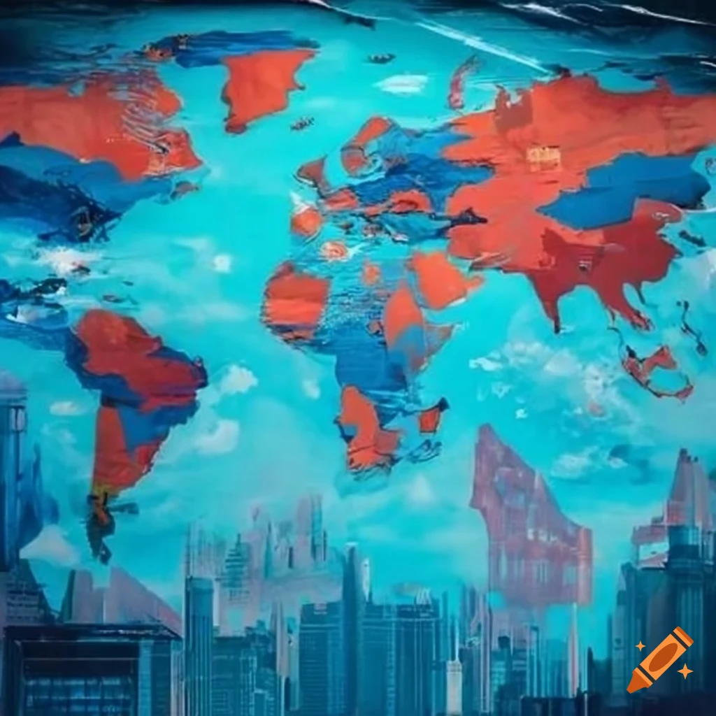 Poster depicting uk's import and export situation on Craiyon