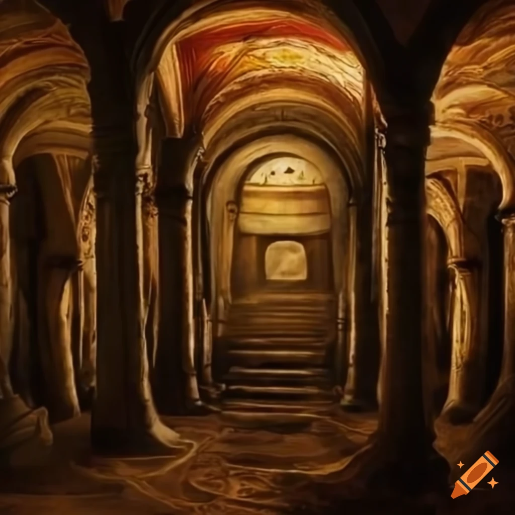 Crypt photo on Craiyon