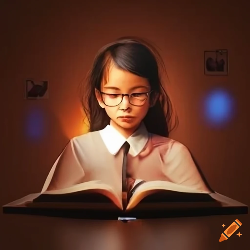 Advertisement for study hall school on Craiyon