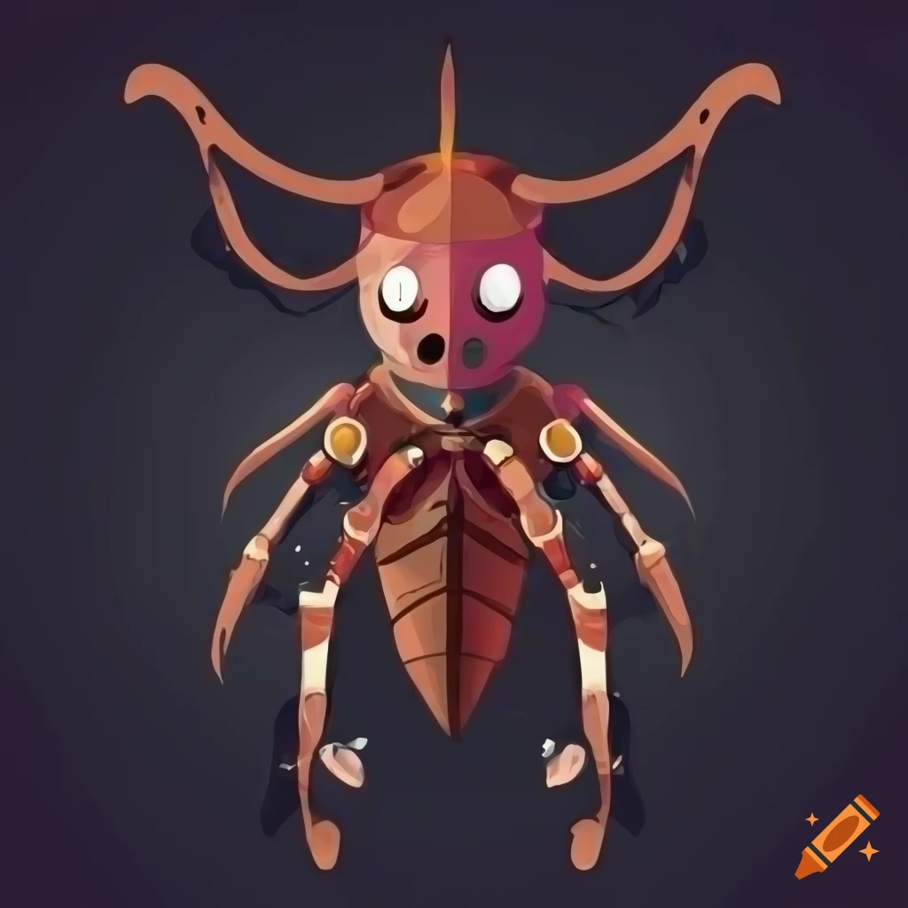 Grass and crab pokemon on Craiyon