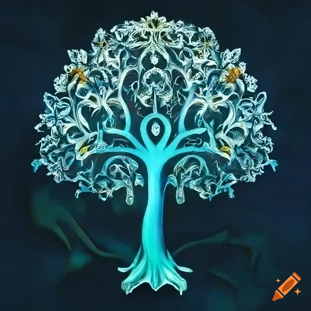 Tim White Style Depiction Of The Tree Of Life