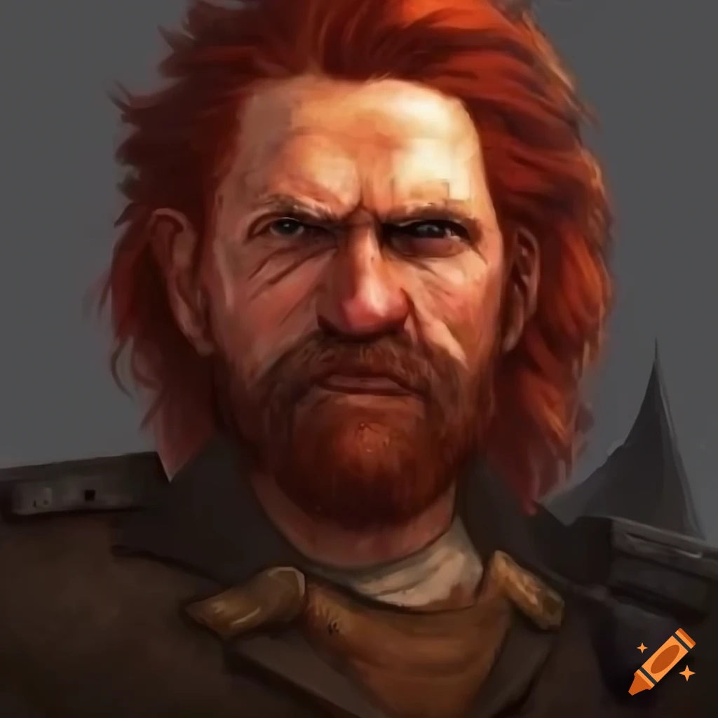 portrait-of-a-redheaded-military-sergeant-in-medieval-fantasy-setting
