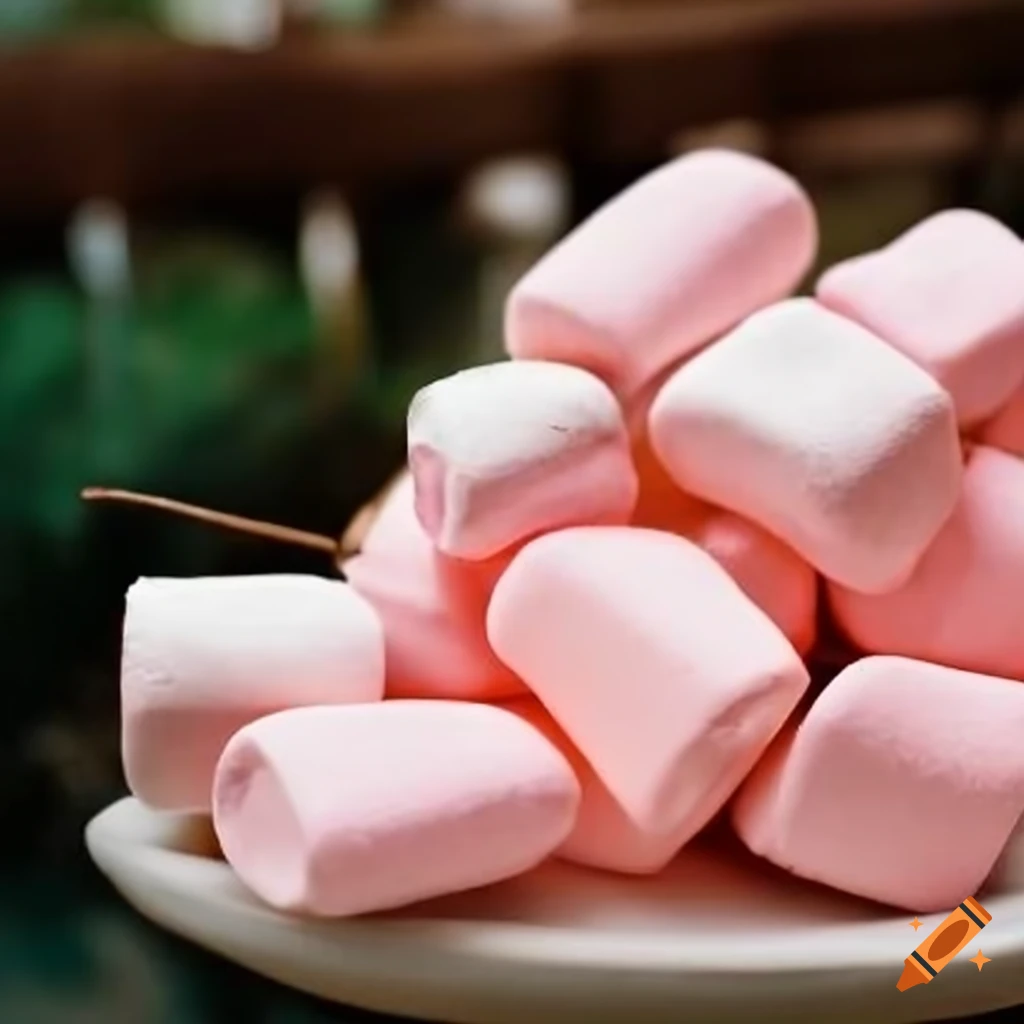 Spaghetti with marshmallows on Craiyon