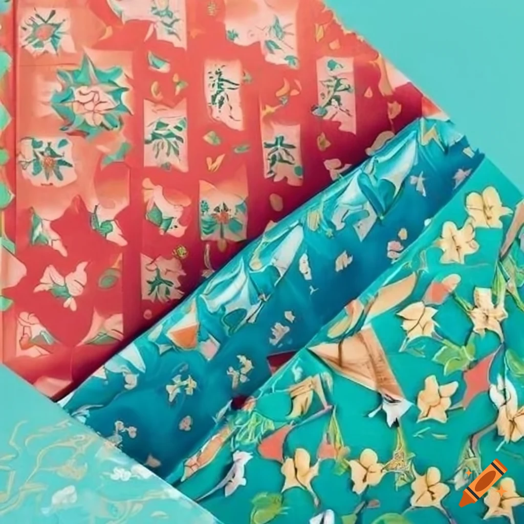 Chinese origami sheets on Craiyon