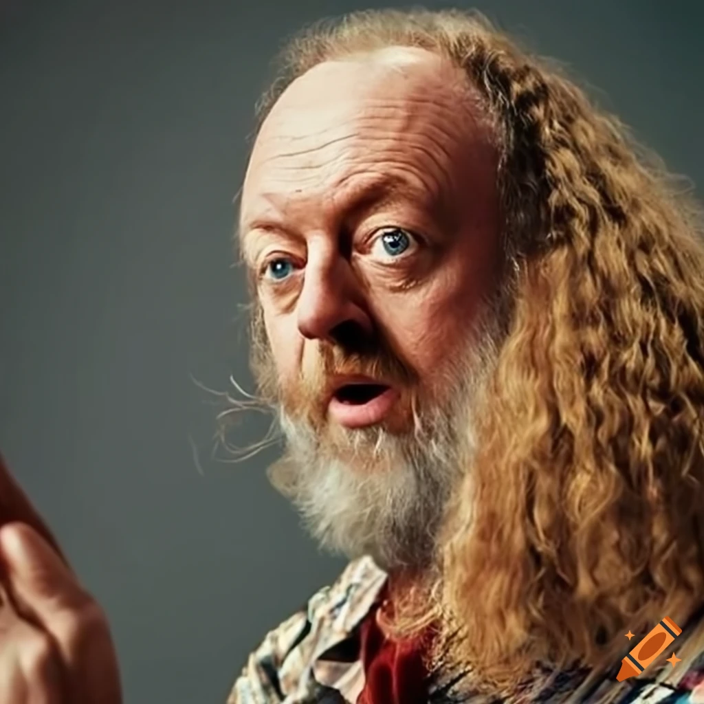 Portrait of uk comedian bill bailey