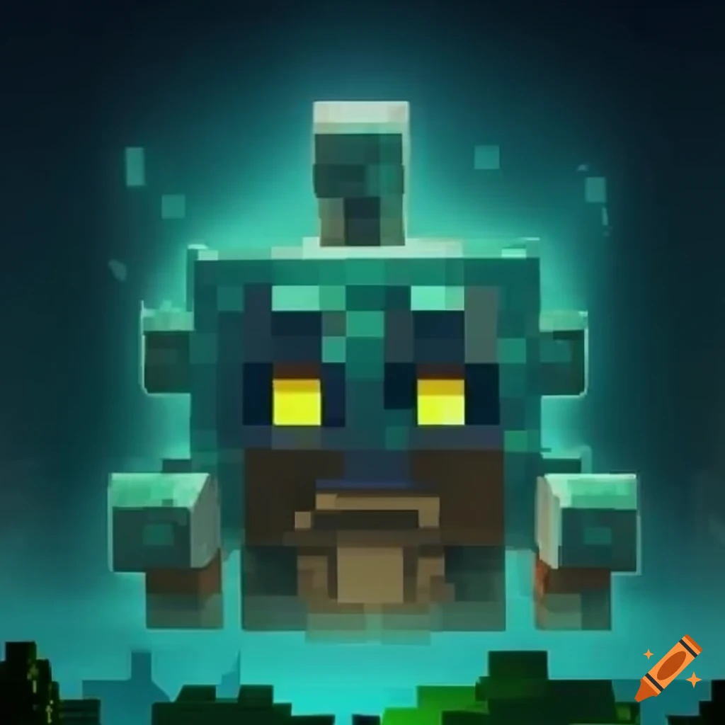 Minecraft Coc Server logo on Craiyon
