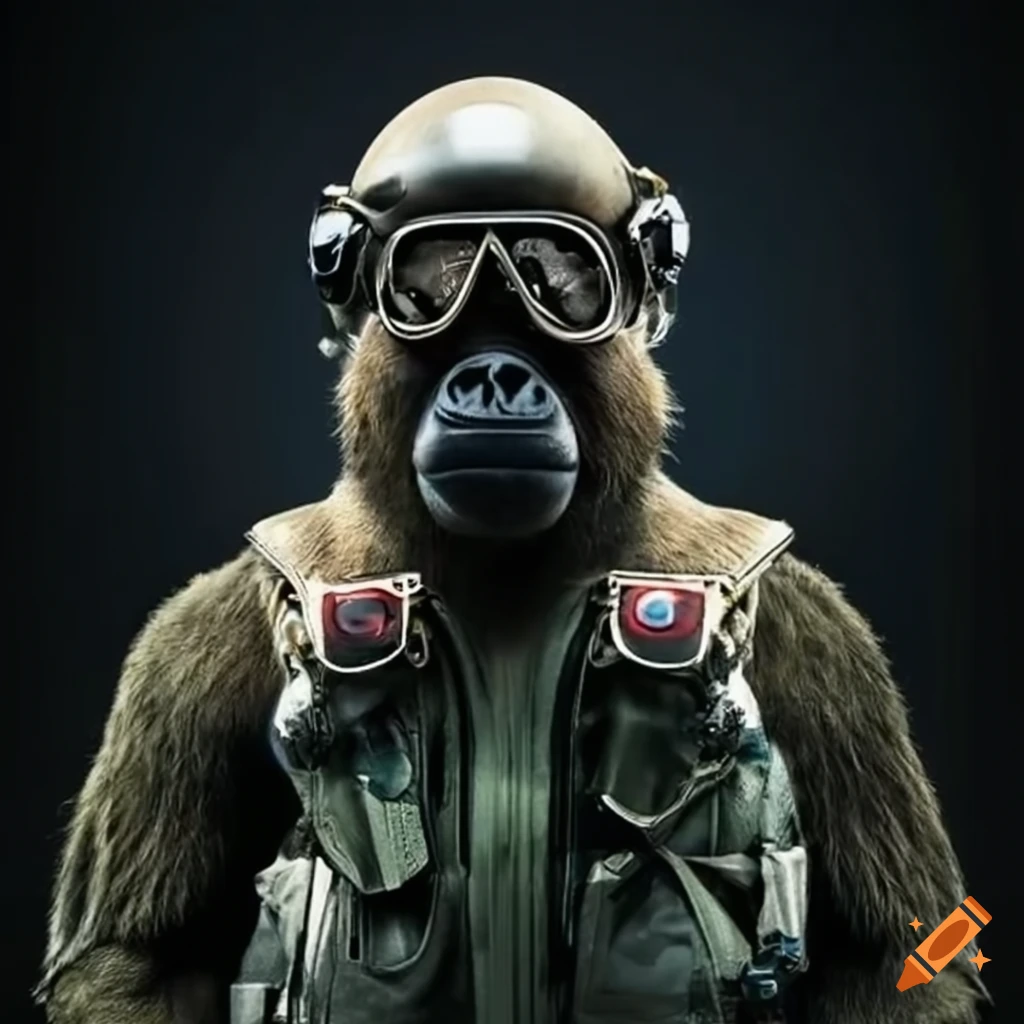 Gorilla in a space suit in the rococo art style on Craiyon