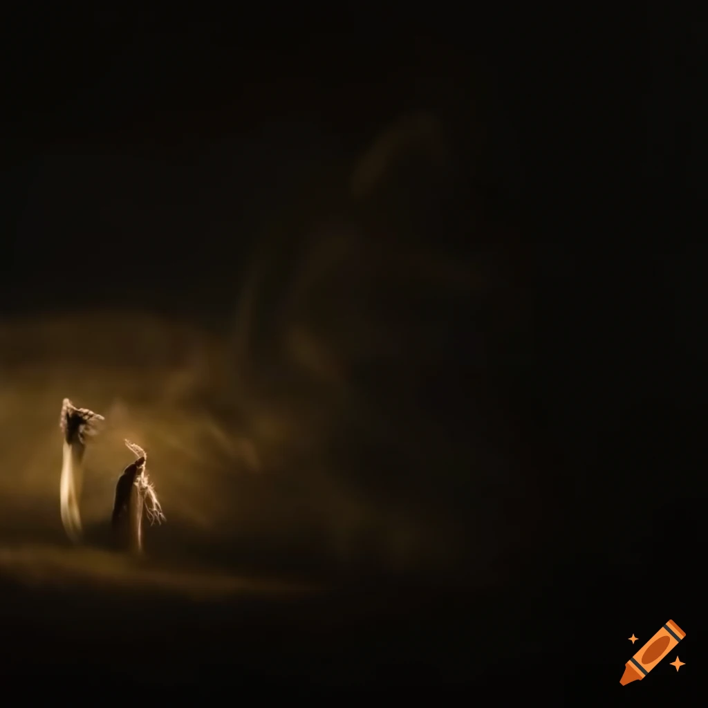 Tiny, sad angel inside a barn with cows at night, moonlight on Craiyon