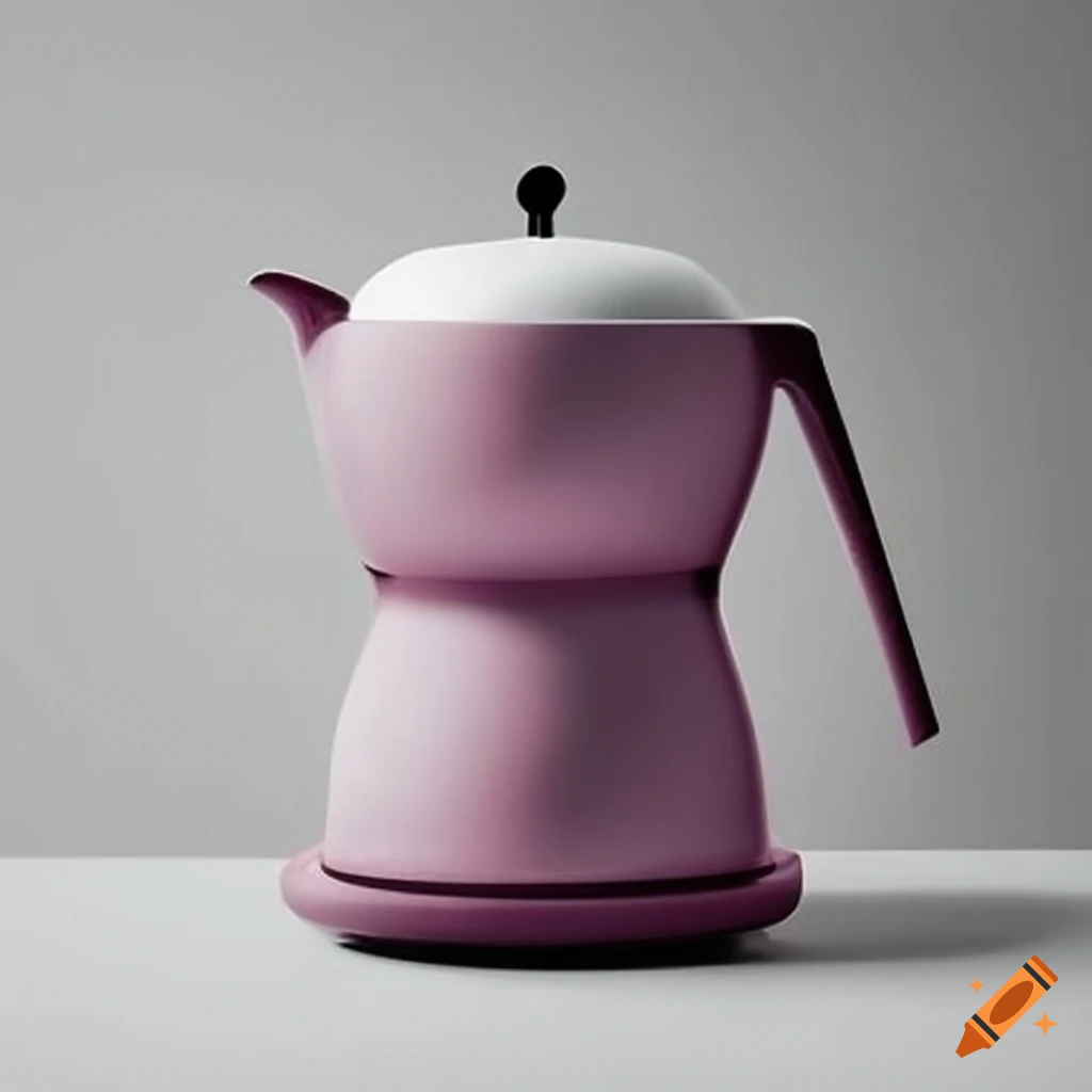Elegant coffee maker in delicate color