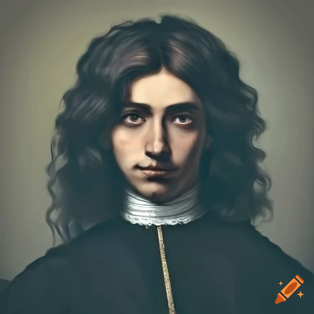 Portrait of a young man with arab features