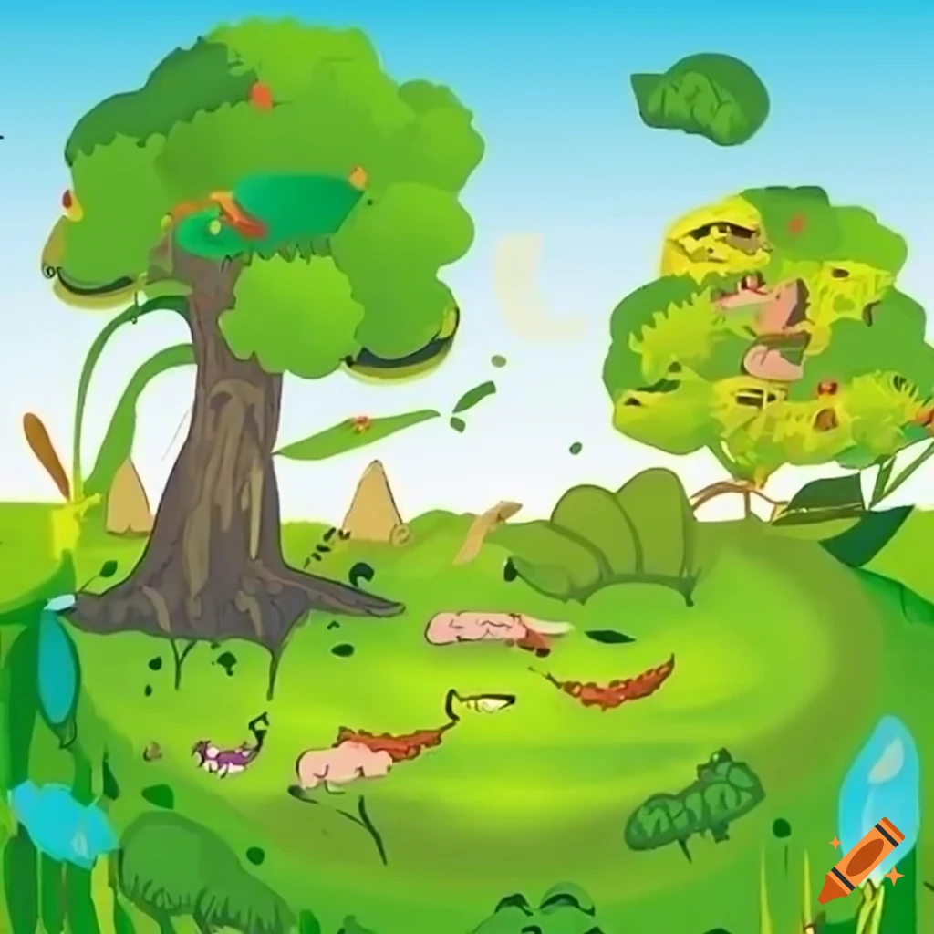 Happy nature game on Craiyon