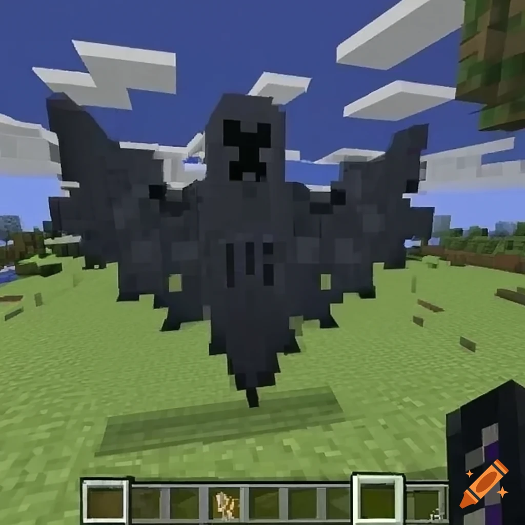 Minecraft dementor character on Craiyon