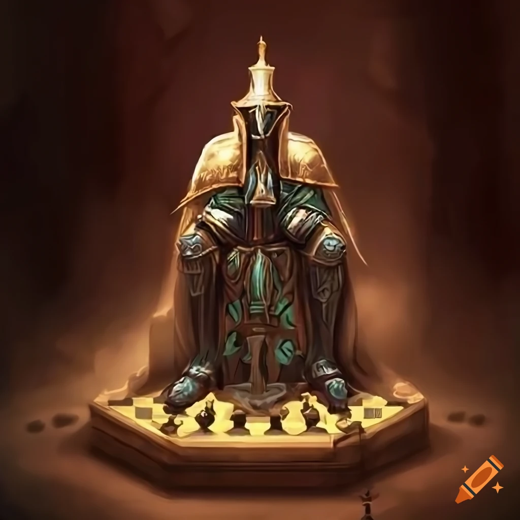 Detailed art of chess knights on Craiyon